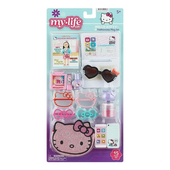 My Life As | Toys | My Life As Hello Kitty Fashionista Playset 5 Pieces ...
